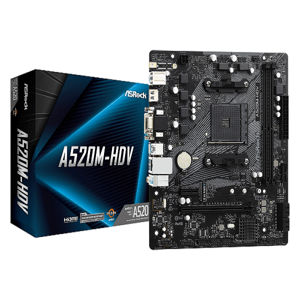 Buy ASROCK A520M HDV MOTHERBOARD