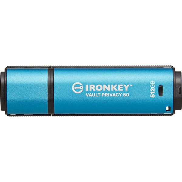Kingston Iron Key Vault Privacy 50 512GB Encrypted USB 3.2 Gen 1 ...